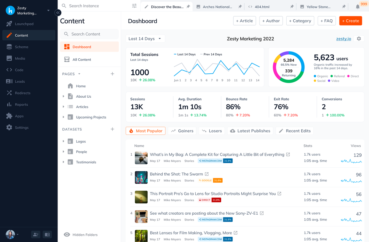 Zesty.io Unearths Difficult-to-Find Content Marketing Insights with ...